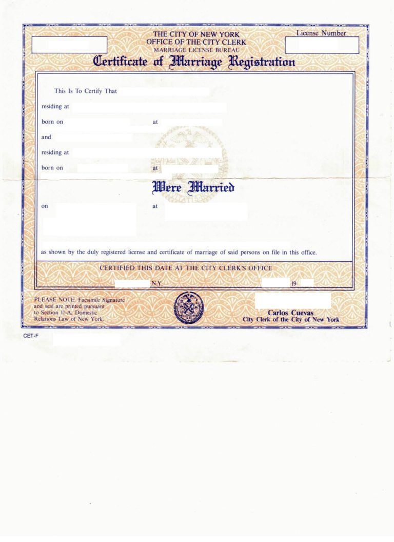 Nyc Marriage Certificate nyc-marriage-certificate